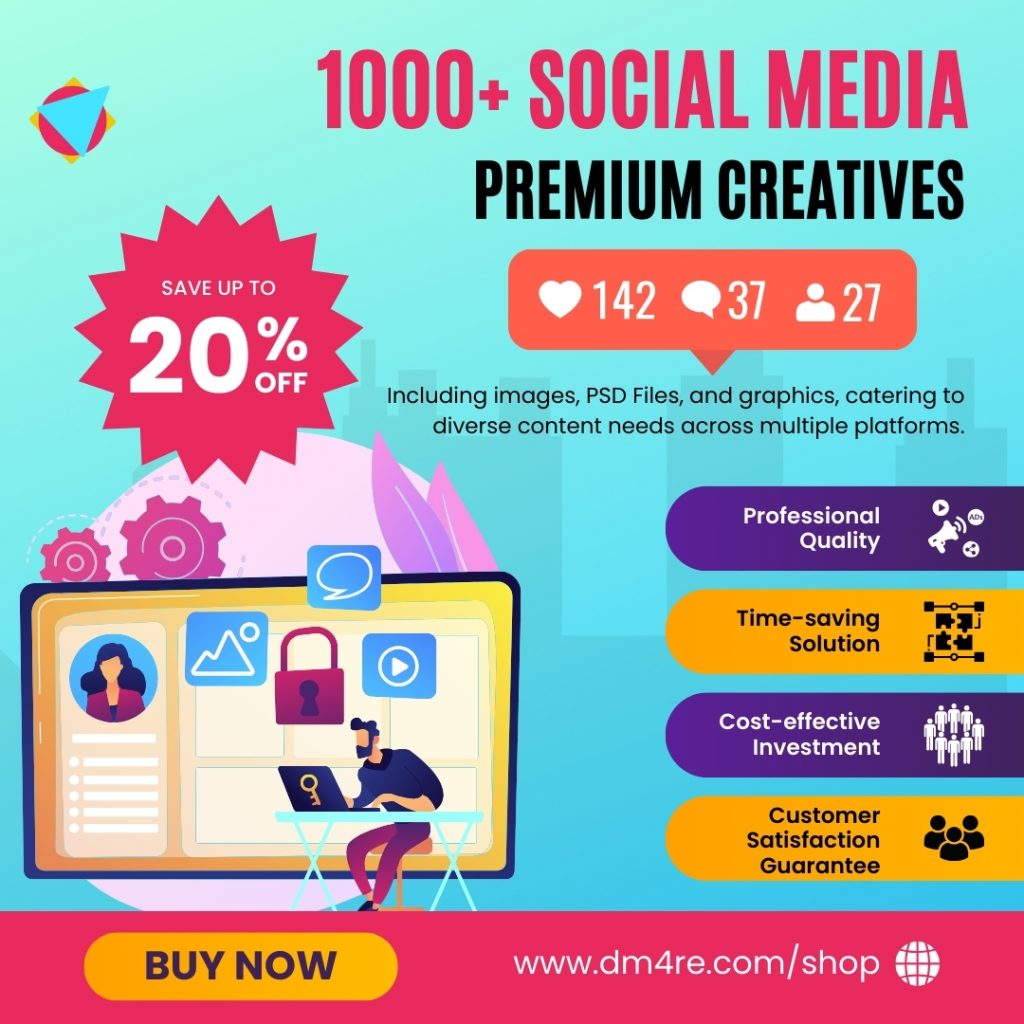Social Media Creative Templates For Your Business - DM4RE